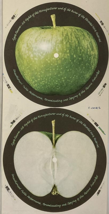 Apple Records’ Granny Smith label - Apples and People
